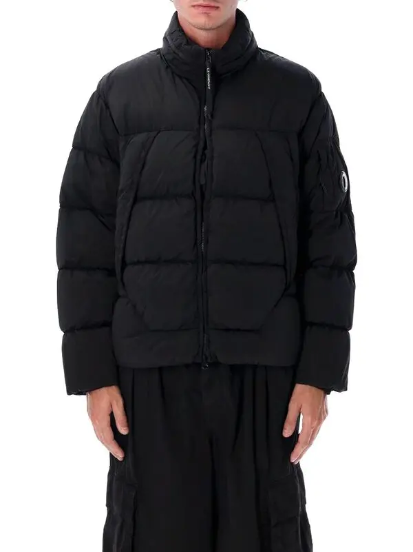 C.P. COMPANY Nycra Puffer Jacket - Black