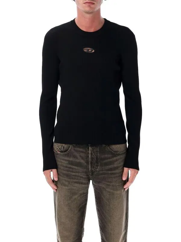 Diesel K-zackary Mock Neck Jumper - Black
