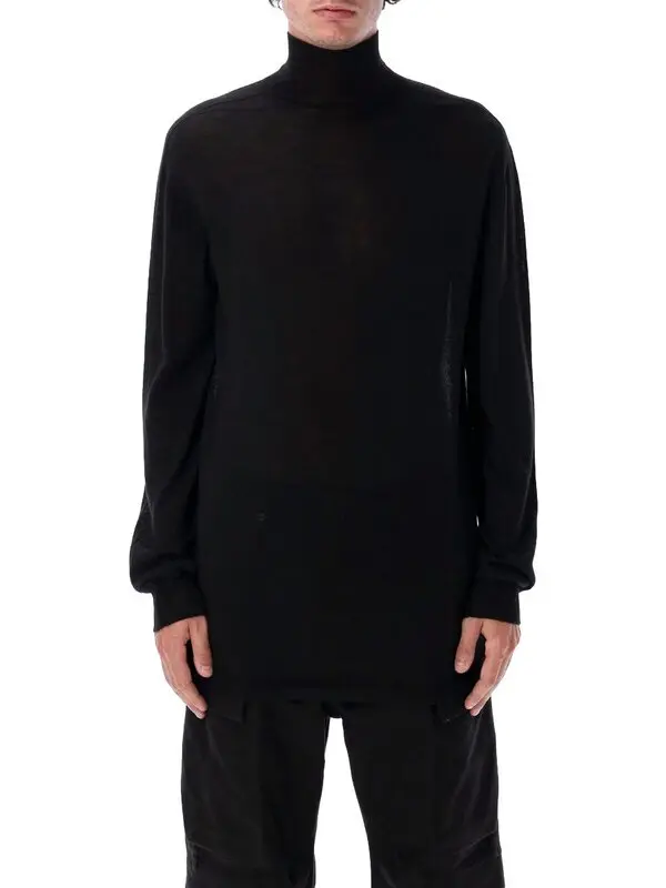 Rick Owens Wool Turtleneck - Black