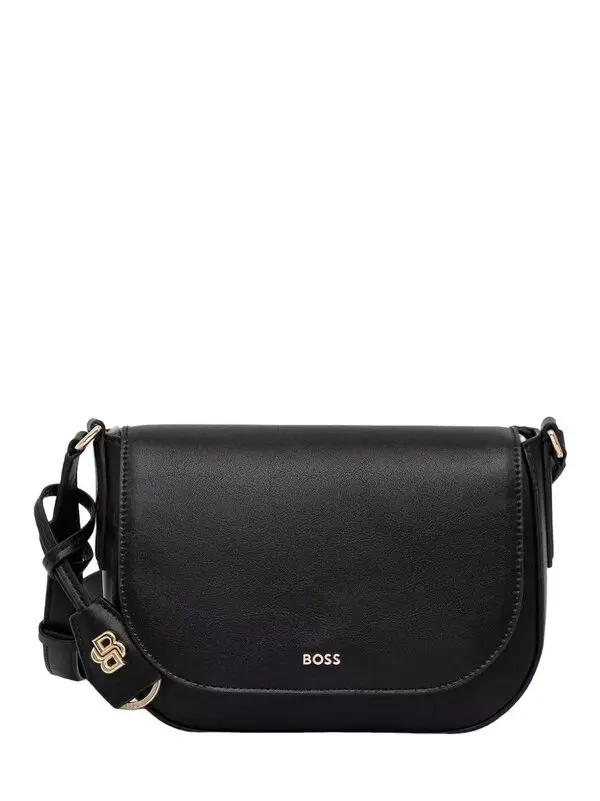 BOSS Logo-lettering Cross Body Bag - Black