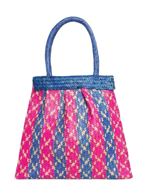 BRIGITTE Okan Pleated Beach Bag - Pink