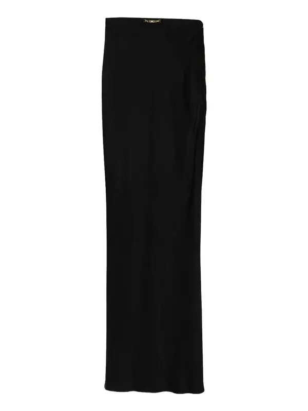 Elisabetta Franchi Chain-embellished Maxi Skirt - Black