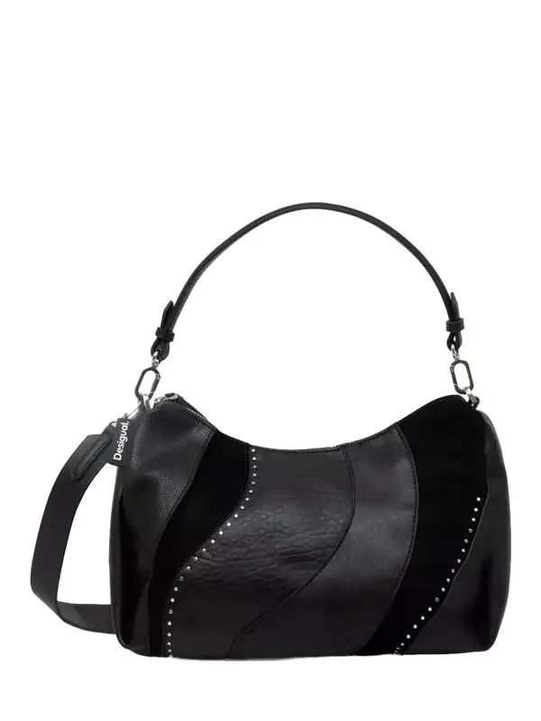 Desigual Panelled Studded Tote Bag - Black