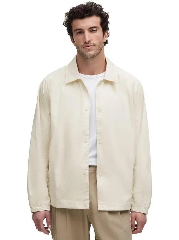 Lululemon Relaxed Fit Coaches Jacket - Light Ivory
