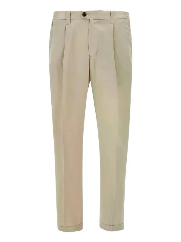 DEVORE INCIPIT Pleated Front Trousers - Neutrals