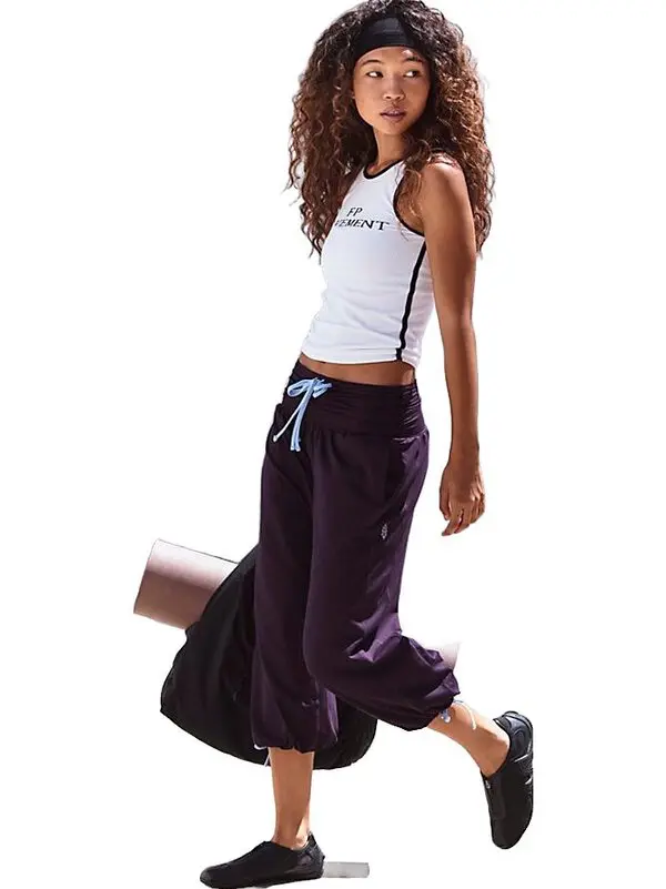 Free People Take It Easy Pants - Mars