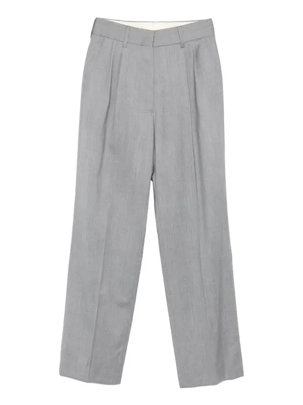 BLAZÉ MILANO Pleat-detail Trousers - Grey