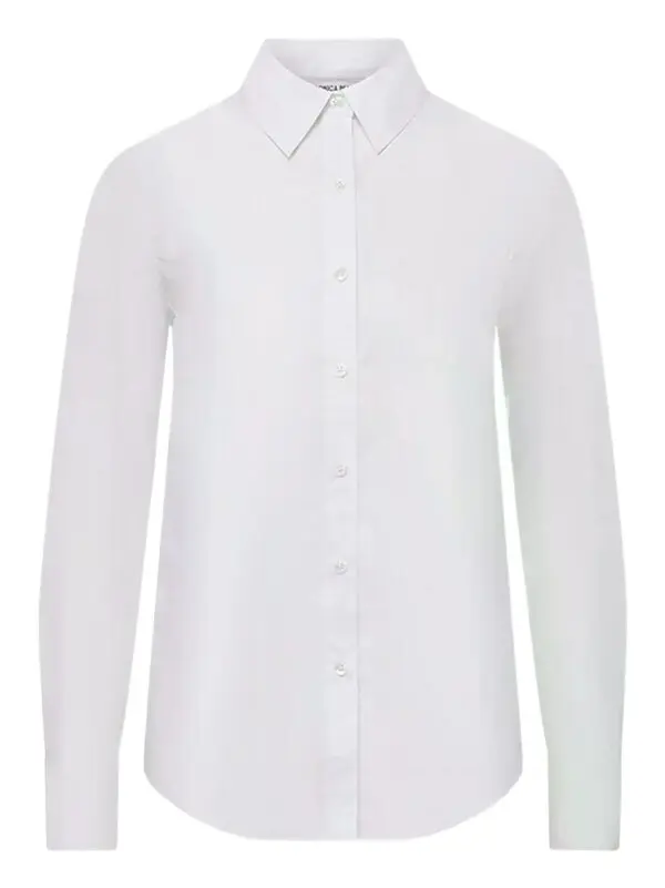 Veronica Beard Long-sleeve Button-down Shirt - White