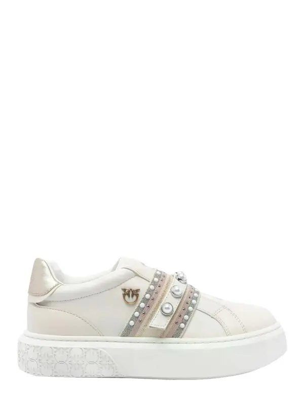 Pinko Platform Sneakers - White