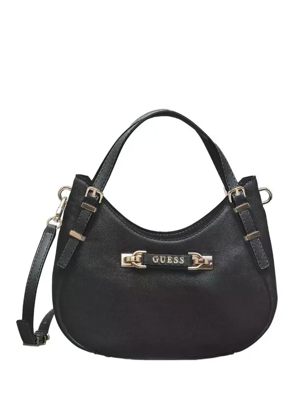 Guess Lefia Buckle-detail Tote - Black