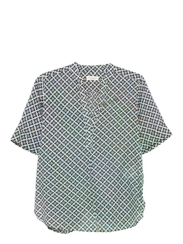 Marc O'polo Geometric-print Shirt - Blue