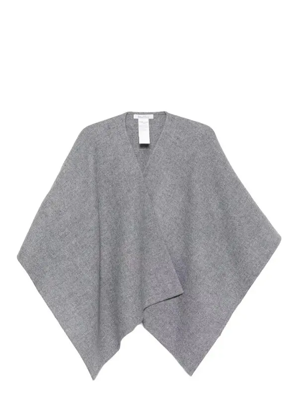 Max Mara Open-front Cape - Grey