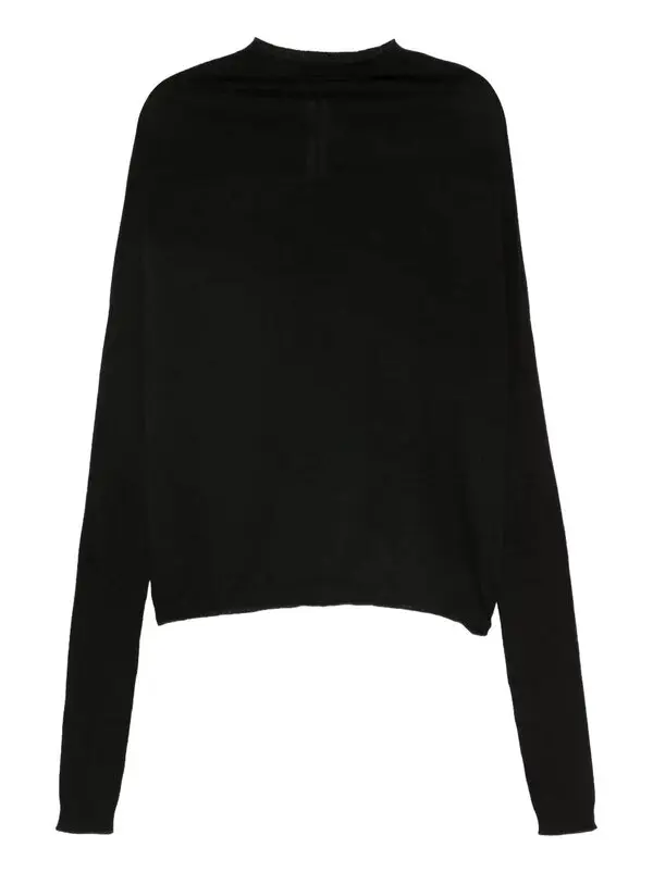 Rick Owens Long-sleeve Crew-neck T-shirt - Black