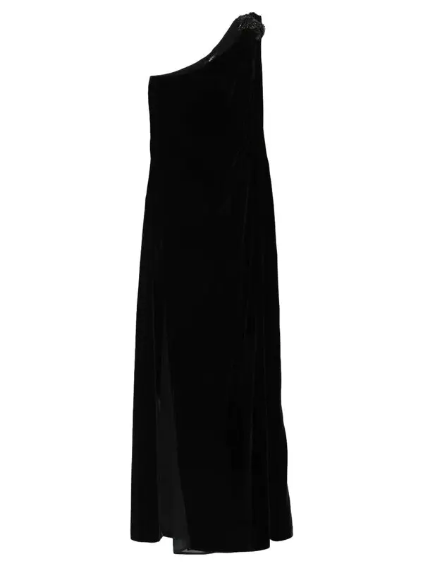 Amen Crystal-embellished Maxi Dress - Black