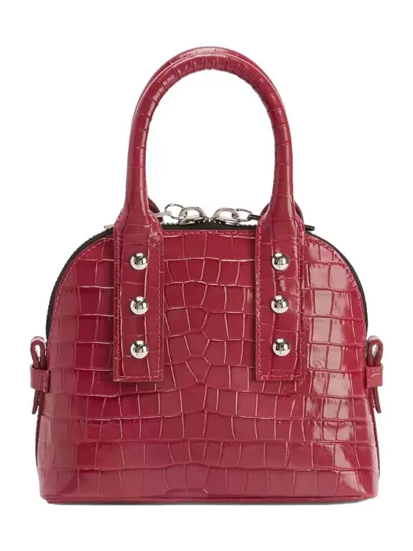 GIUSEPPE ZANOTTI Leather Shoulder Bag - Red
