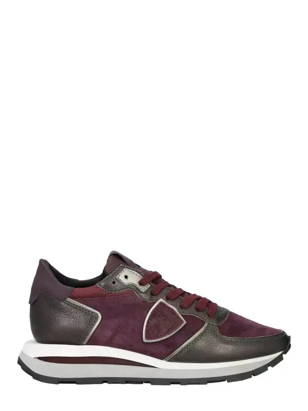 Philippe Model Tropez Haute Leather Sneakers - Purple
