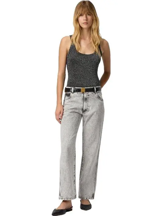 Missoni Tank Top In Viscose And Lamé Blend - Silver