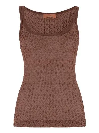 Missoni Embroidered Lace Tank Top - Beige