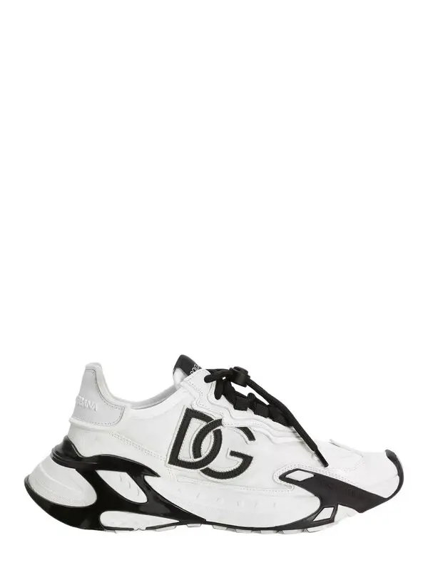 Dolce & Gabbana Logo Detail Lace-up Sneakers - White