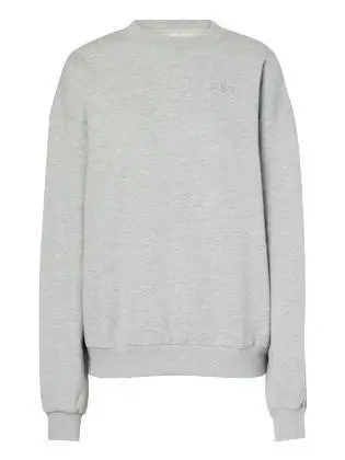 Alo Yoga Accolade Cotton-blend Fleece Sweatshirt - Athletic Heather Grey
