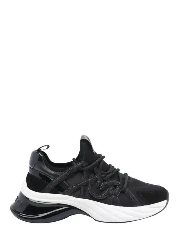 Pinko Ariel Lace-up Sneakers - Black