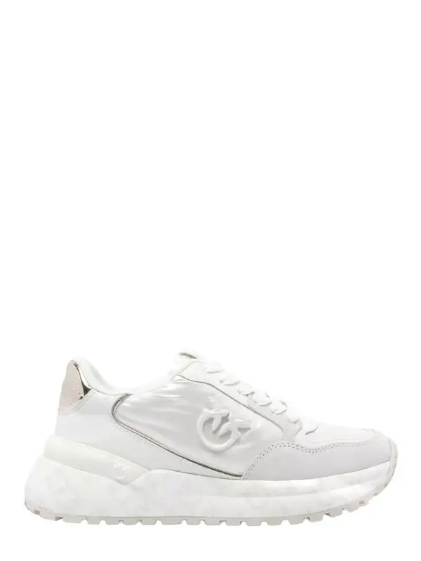 Pinko Logo-detail Chunky-sole Sneakers - White