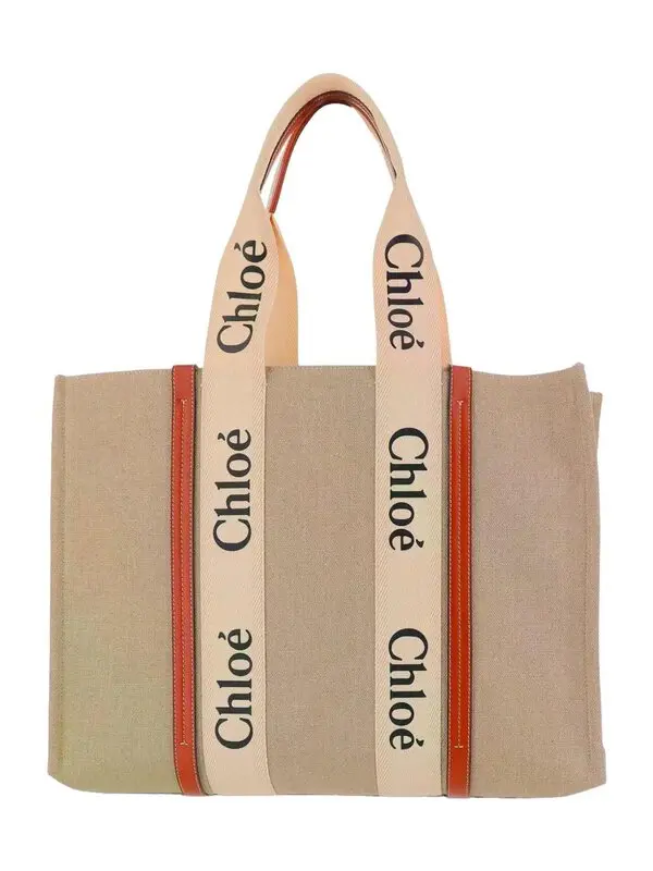 Chloé Large Woody Tote - Neutrals