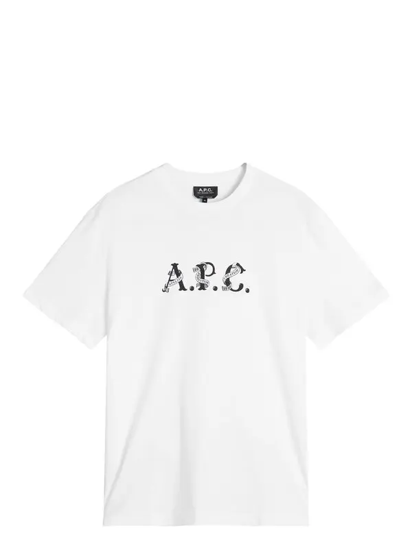 A.p.c. Hugo Graphic Logo T-shirt - White
