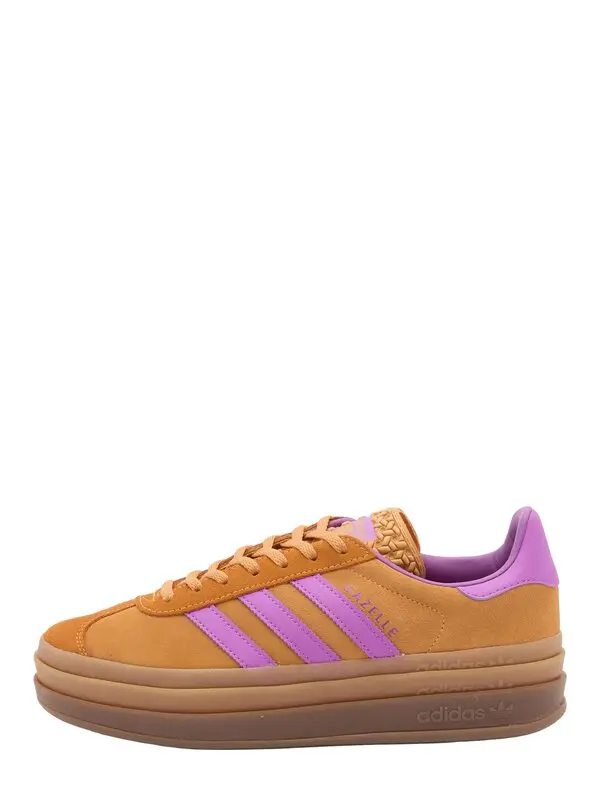 Adidas Gazelle Bold Sneakers - Flash Orange/purple Burst/crew Orange