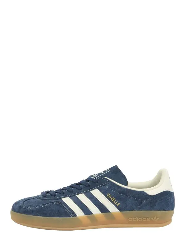 Adidas Gazelle Indoor Sneakers - Night Indigo/off White/gold