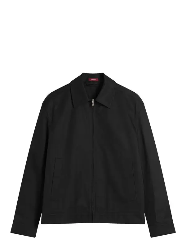Gucci Compact Cotton Twill Zip Blouson - Black