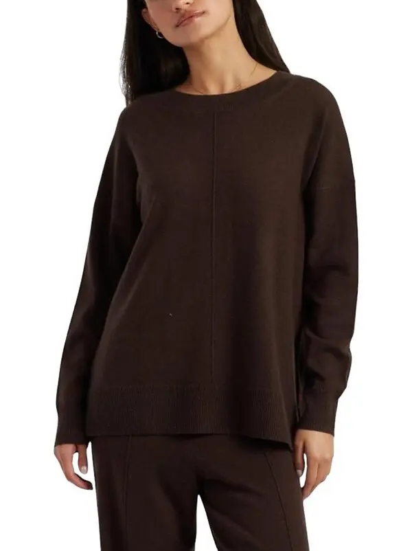 Chinti & Parker Slouchy Wool Cashmere Sweater - Chocolate