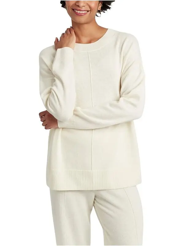 Chinti & Parker Slouchy Wool Cashmere Sweater - Cream