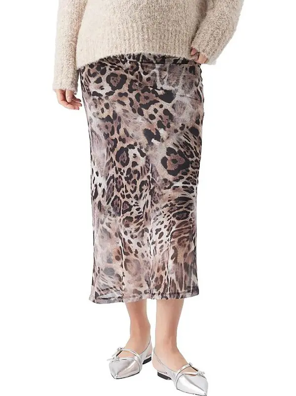 RIPE MATERNITY Savannah Mesh Skirt - Latte