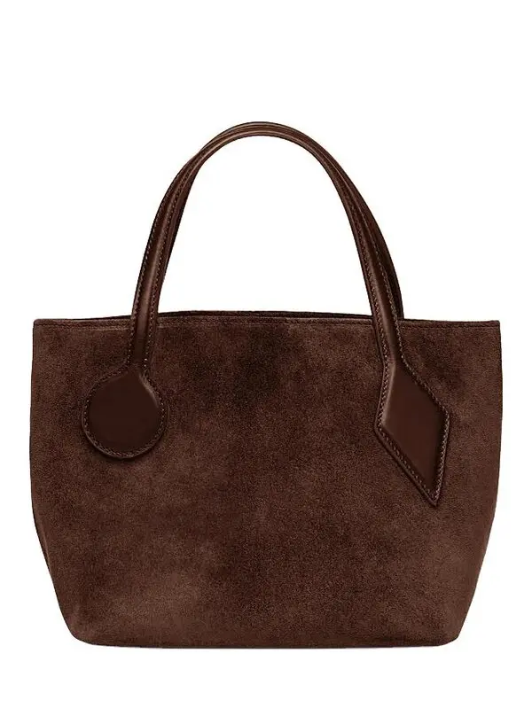 LIFFNER Sprout Tote Suede Micro Bag - Dark Brown