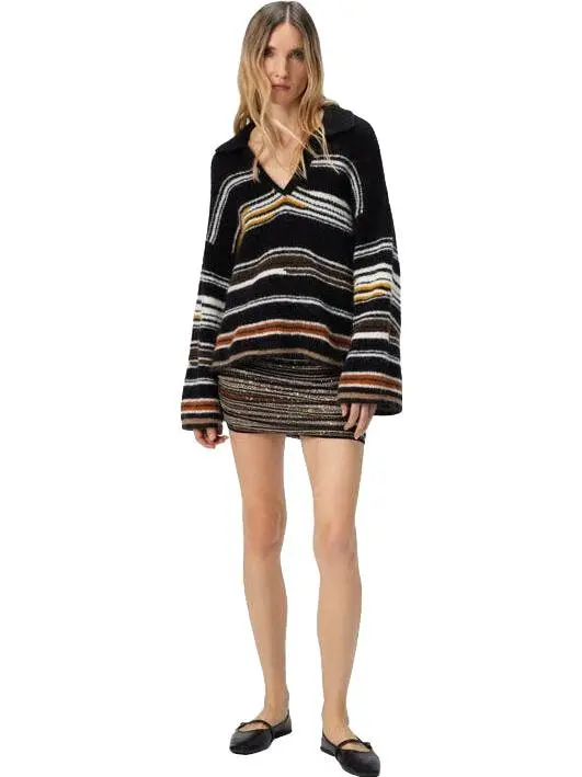 Missoni Oversized Striped Polo - Multicoloured