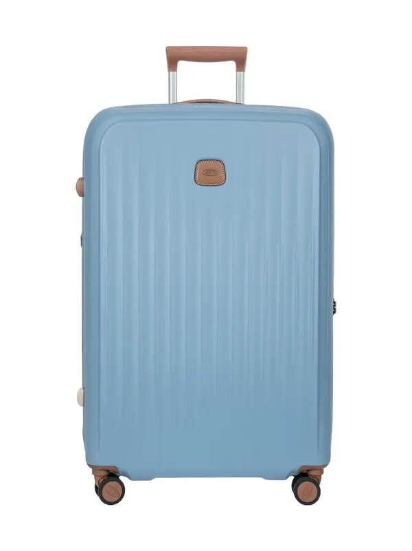 Bric'S Taormina Large Checked Spinner Luggage - Sky