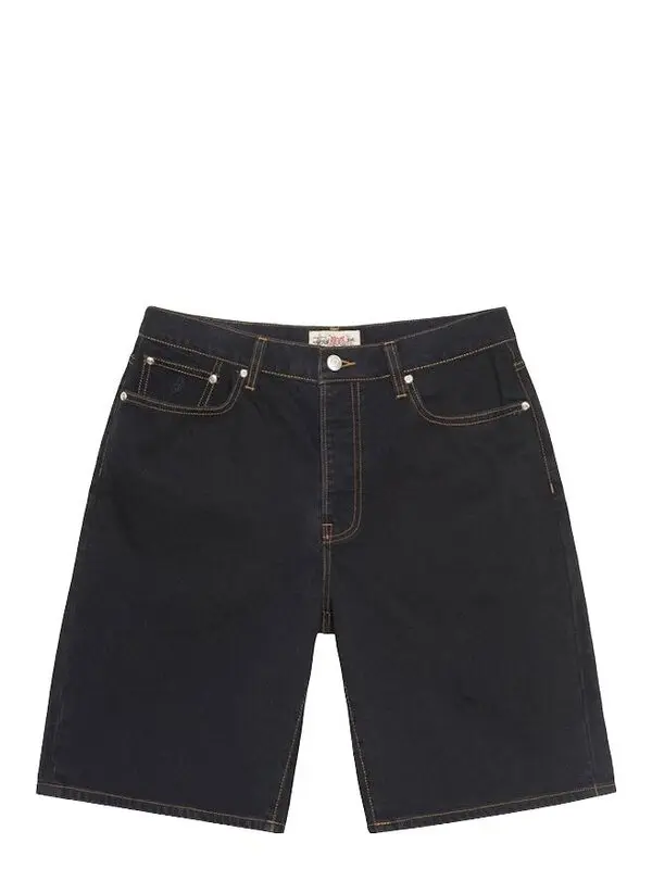 StÜssy Big Ol' Denim Short - Washed Black Denim