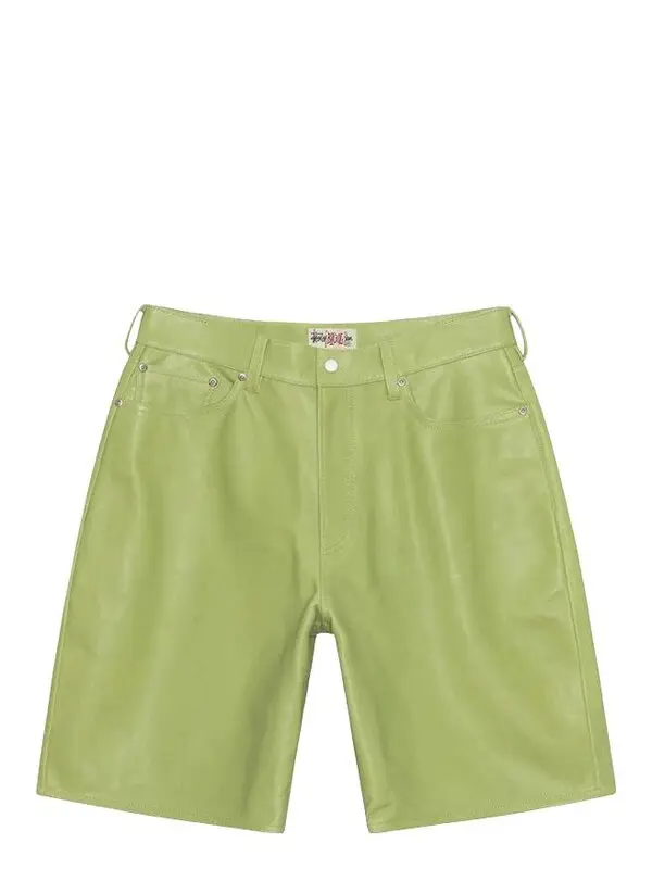 StÜssy Leather Short - Lime