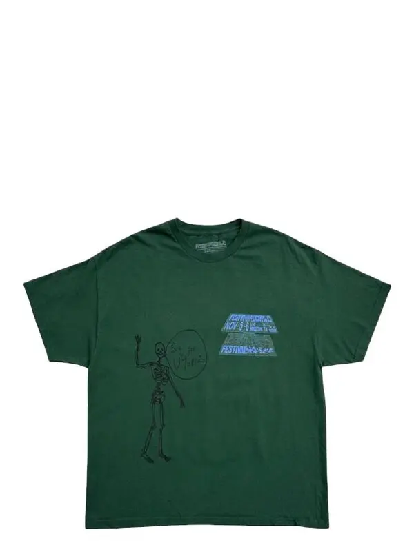 TRAVIS SCOTT Open Your Eyes Tee T-shirt - Green