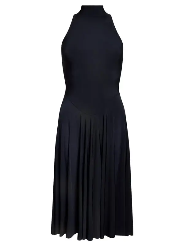 SKIMS Milky Sheer Midi Dress - Black