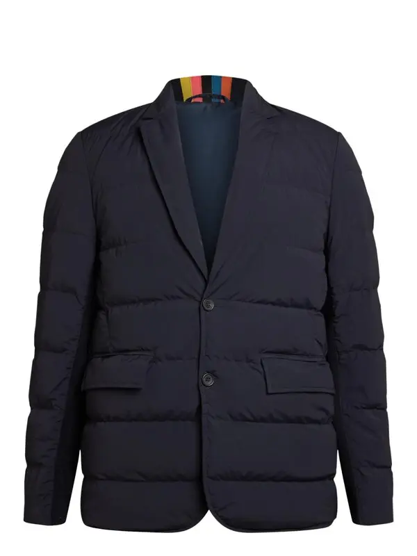 Paul Smith Water-repellent Hybrid Down Jacket - Navy