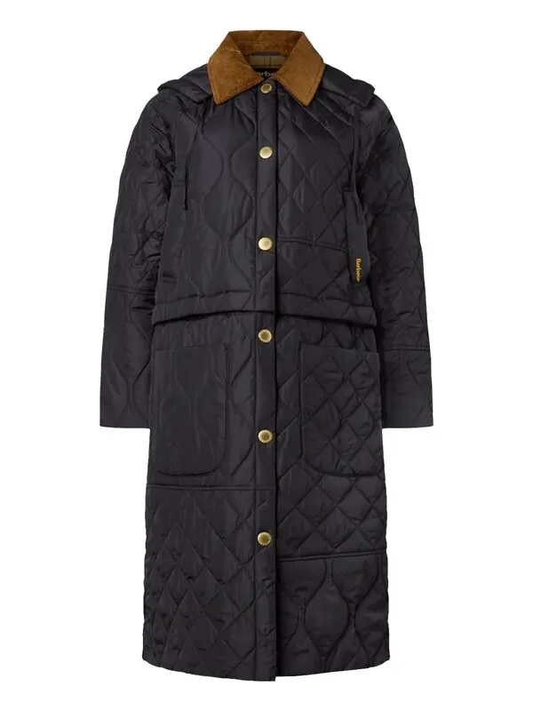 Barbour Quilted Lilian Coat - Black