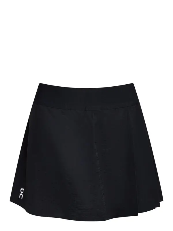 On Pleated Court Tennis Skirt - Black