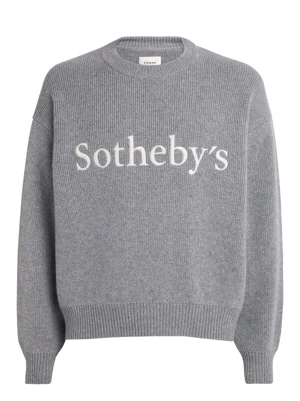 FRAME X Sotheby's Cashmere Sweater - Grey