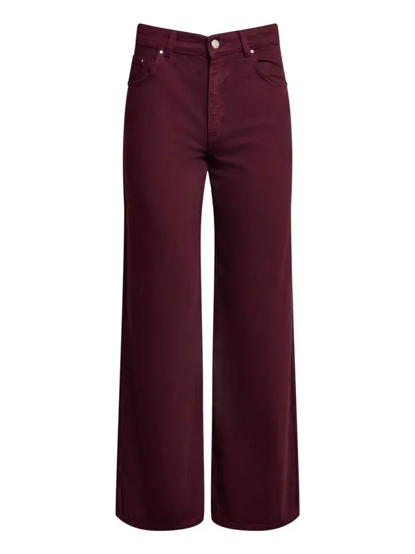 Claudie Pierlot Platane Wide-leg Jeans - Purple
