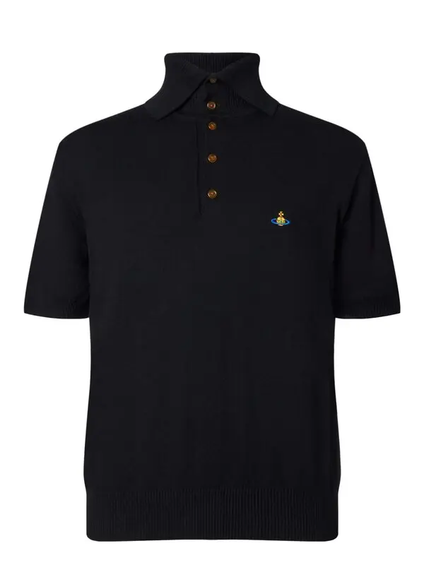VIVIENNE WESTWOOD Alex Polo Shirt - Black
