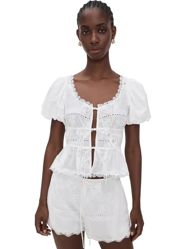 EN SAISON Marisol Top - White