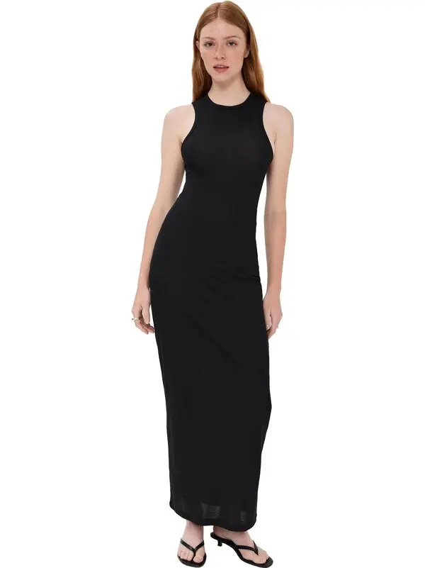 Wardrobe.NYC Racer Dress - Black