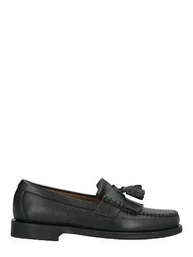 WEEJUNS BY G.H. BASS & CO Pebbled Leather Loafers - Black
